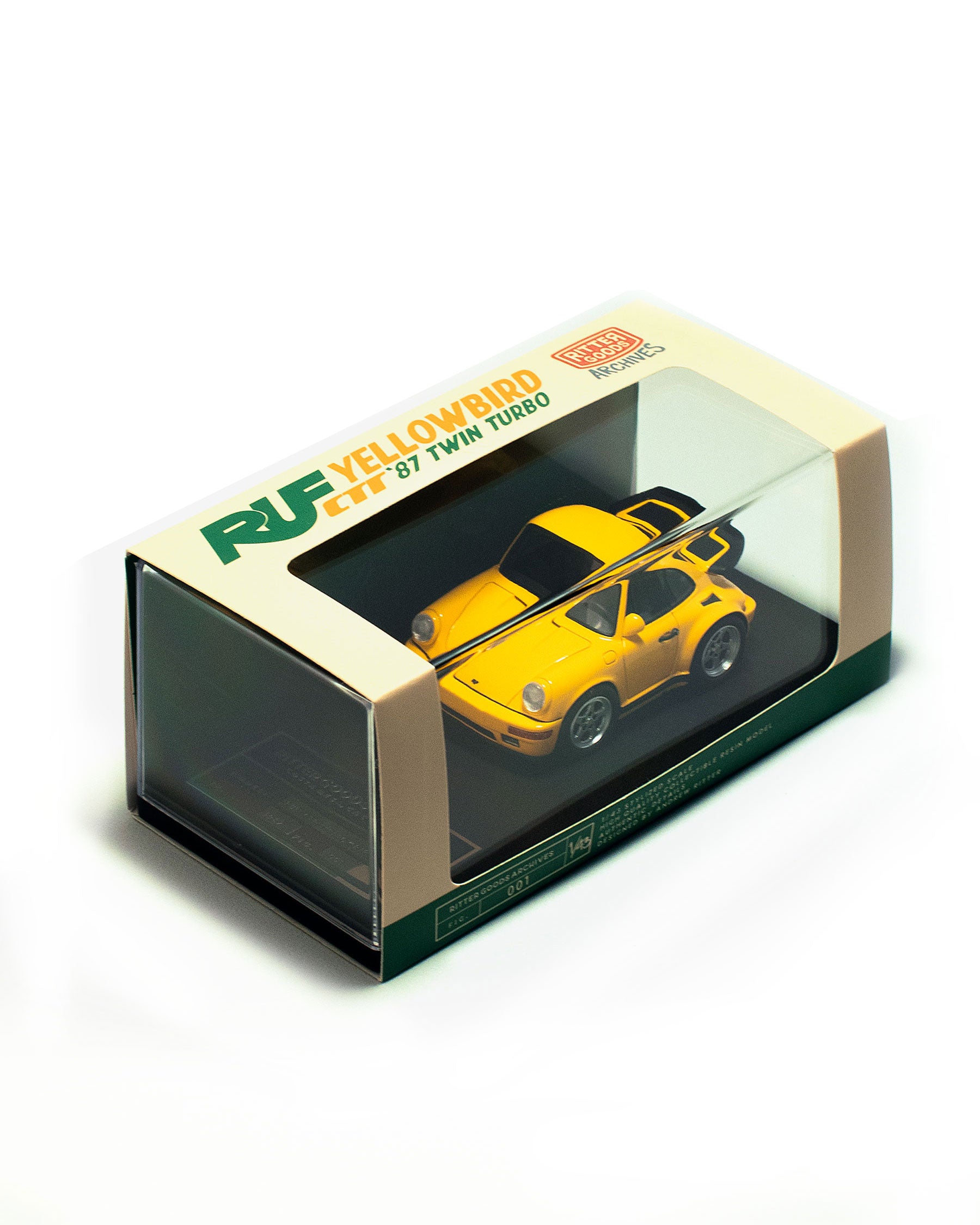 1/43 RUF CTR 'YELLOWBIRD' Stylized Resin Model– Ritter Goods